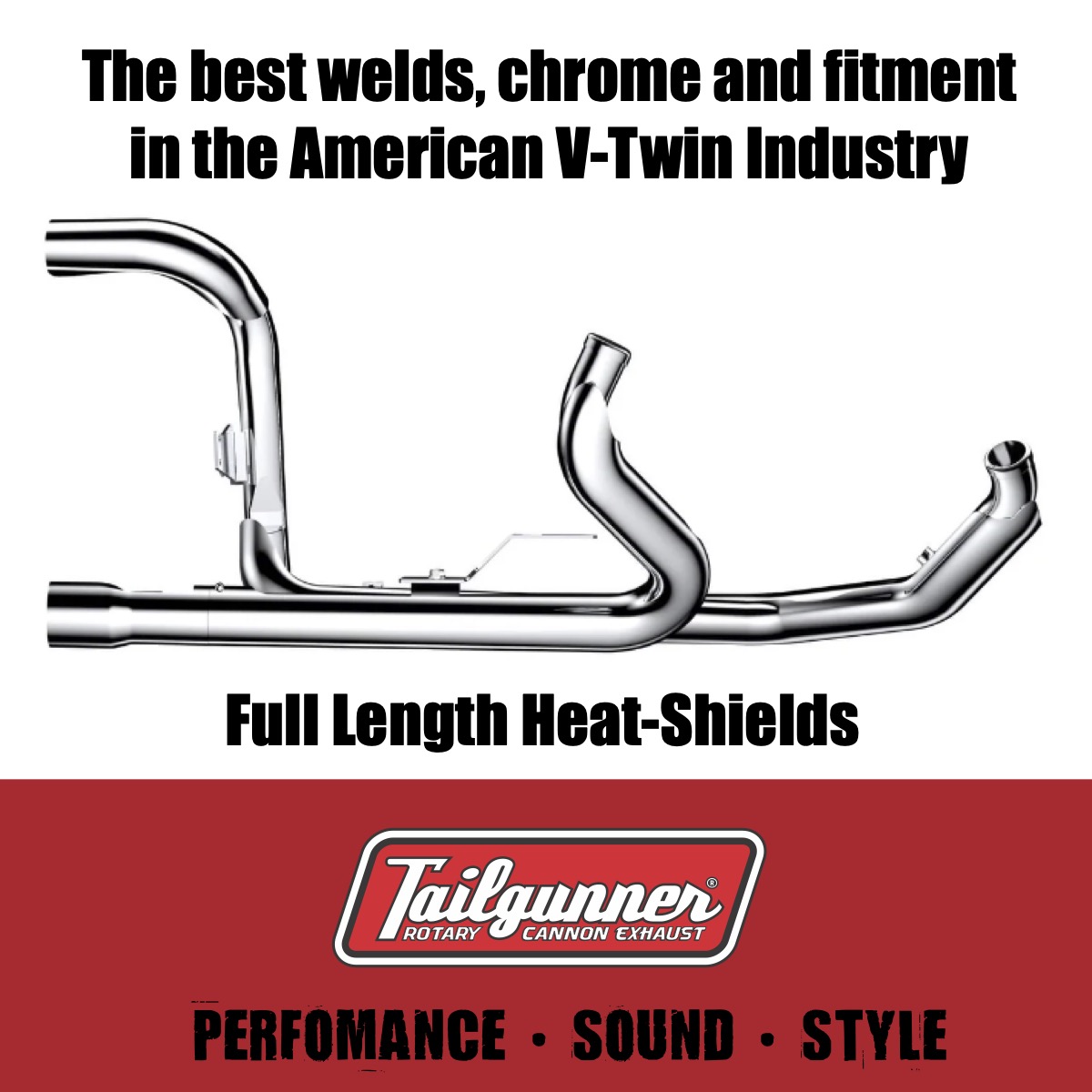 True Dual Head Pipes For Harley Baggers 2017-up (Chrome Or Black ...